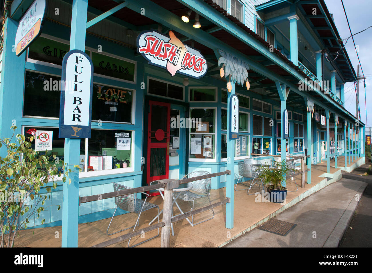 Typical houses in Hawi. Big Island. Hawi is the most northern town ...