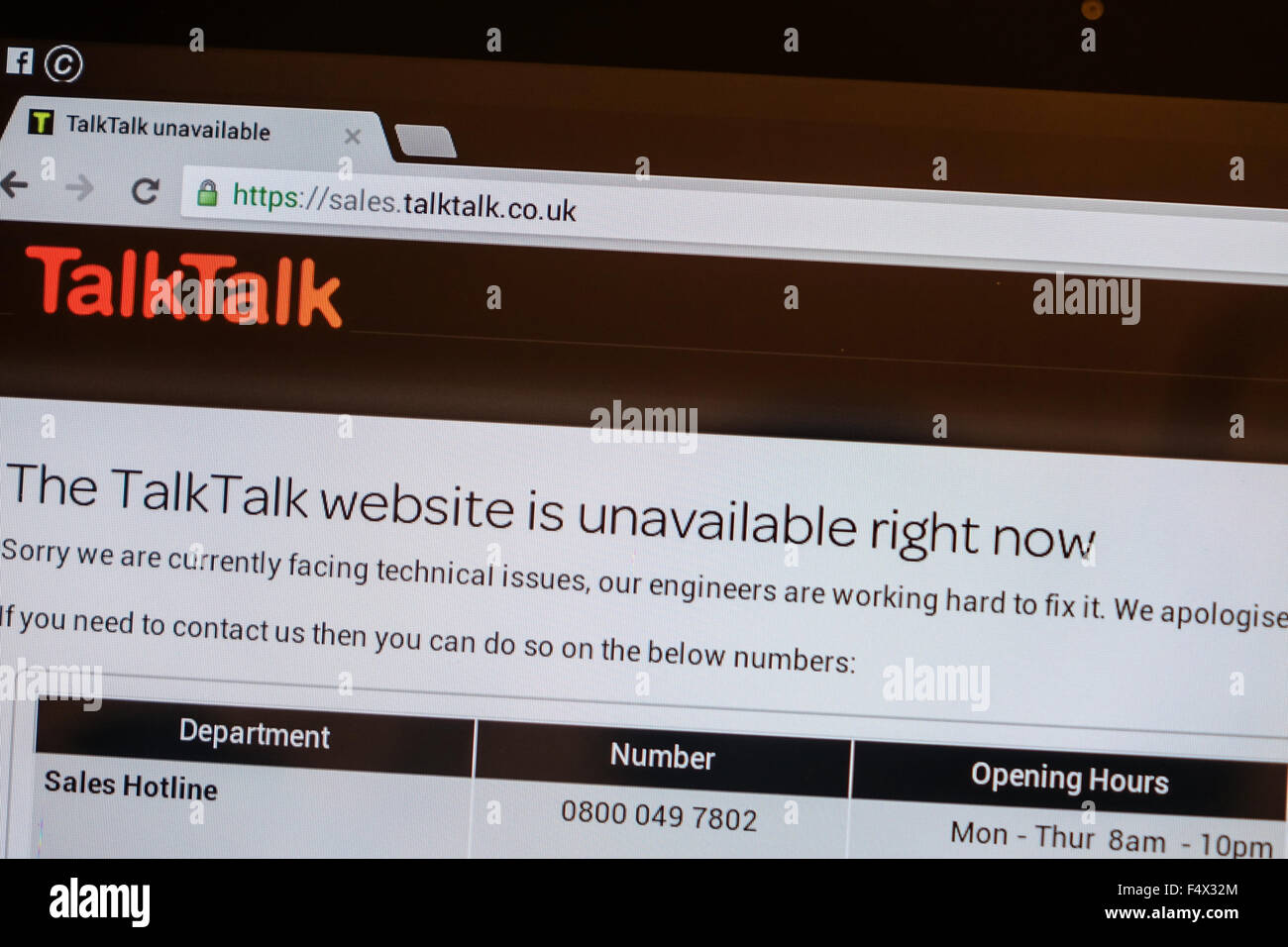 Talktalk hi-res stock photography and images - Alamy