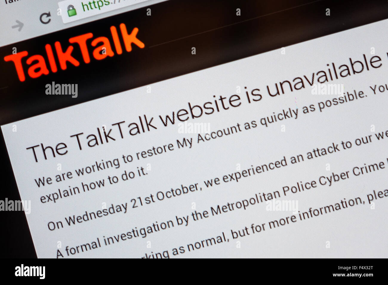 Talktalk hi-res stock photography and images - Alamy
