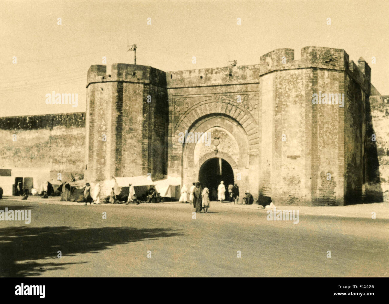 The door of the old walls in Rabat, Morocco Stock Photo - Alamy