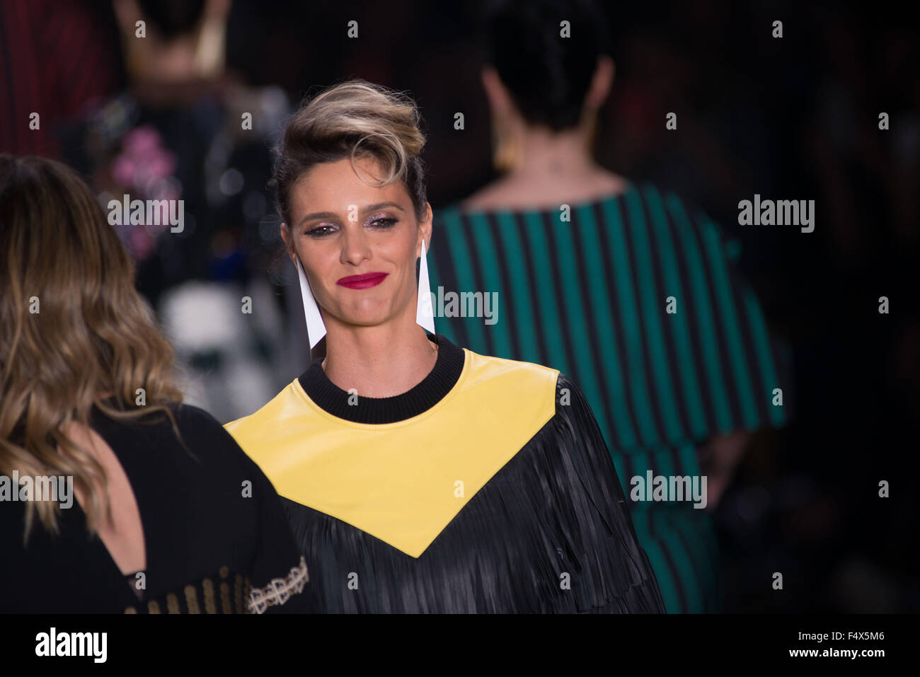 Oct. 22, 2015 - SÃ£O Paulo, SÃ£o Paulo, Brazil - The model Fernanda ...