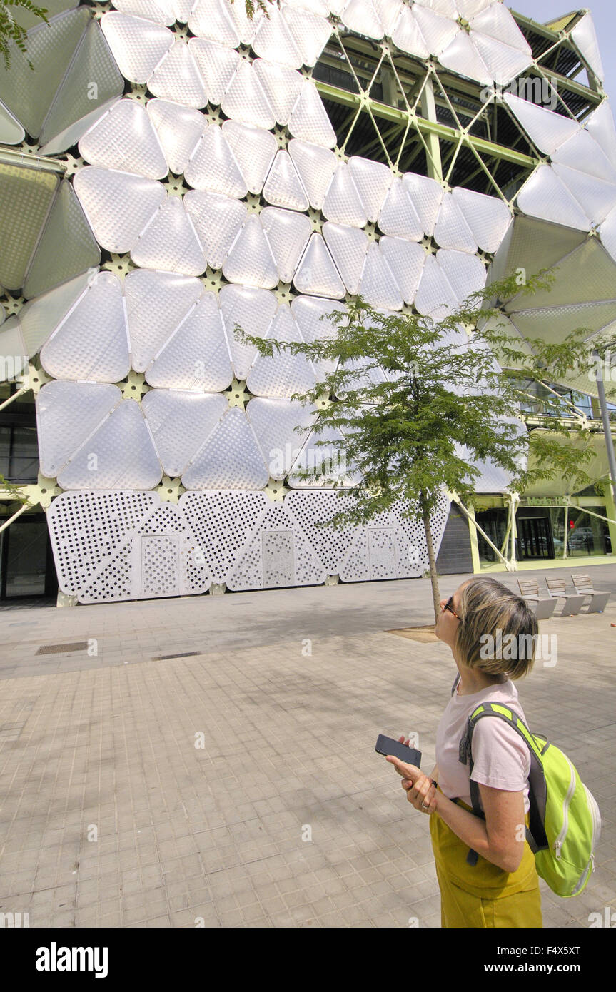 Media tic building barcelona hi-res stock photography and images - Alamy
