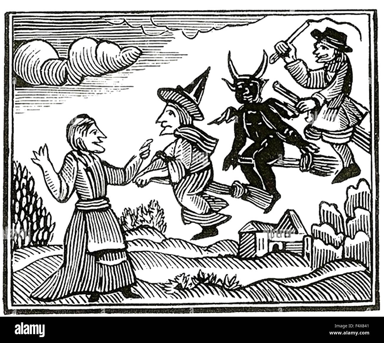 COTTON MATHER (1663-1728) New England Puritan minister. Woodcut ...