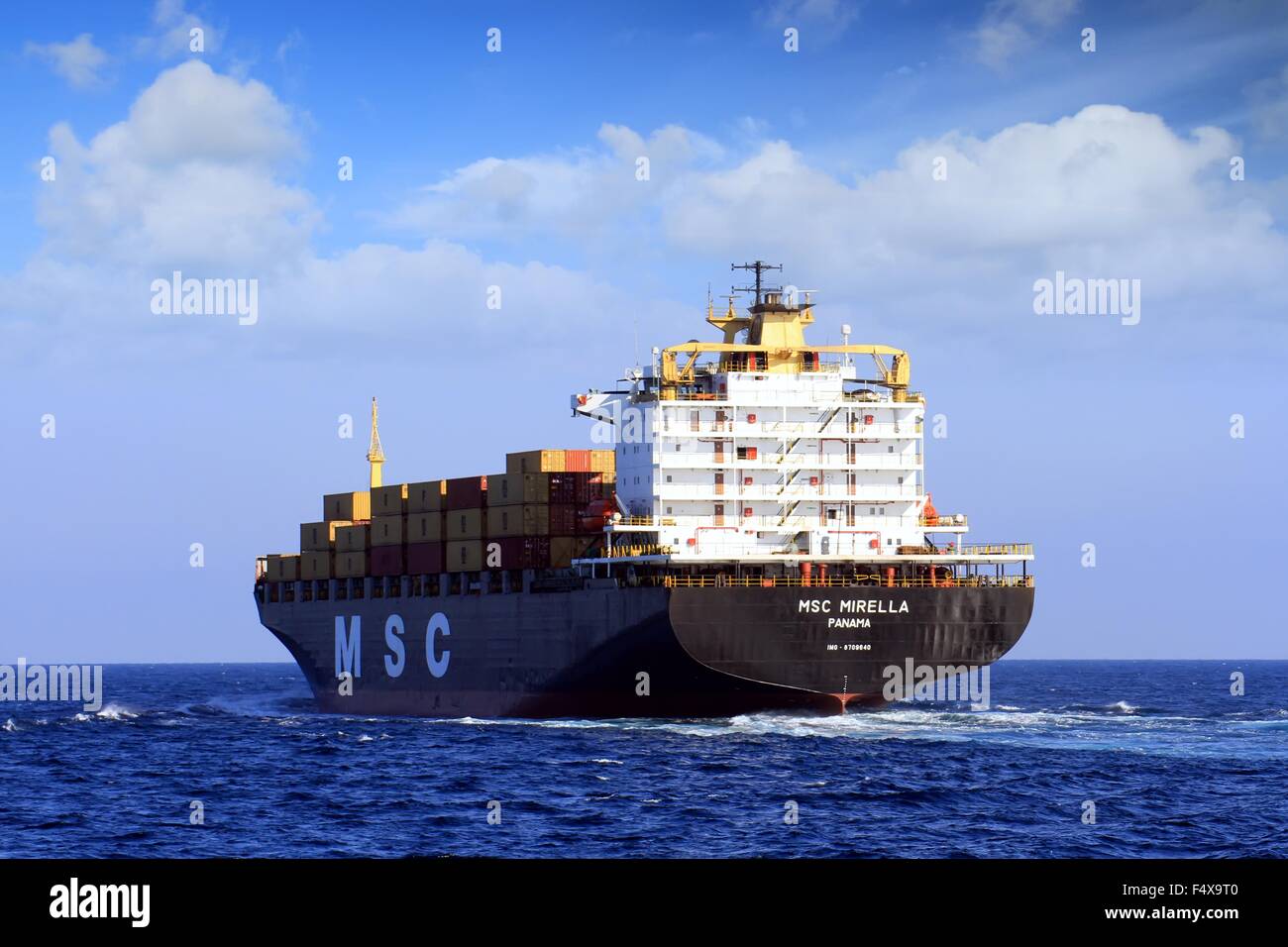 Container carrier msc hi-res stock photography and images - Alamy