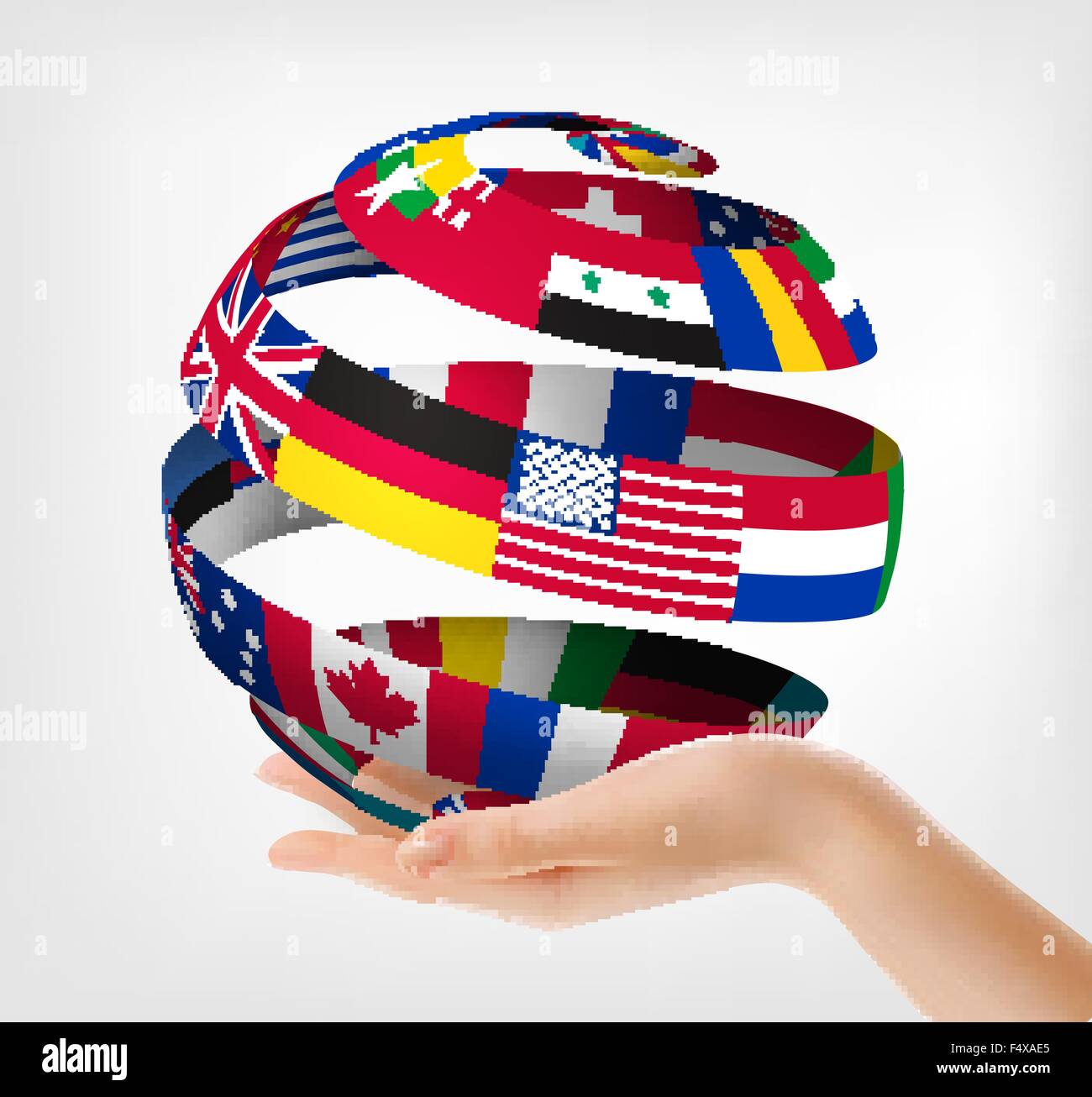 Flags Of The World Stock Vector Images - Alamy