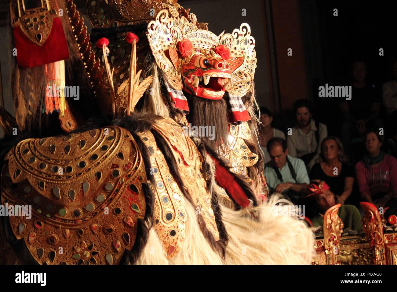 BALI, INDONESIA - JULY 6 2012: Traditional Balinese dance performance ...
