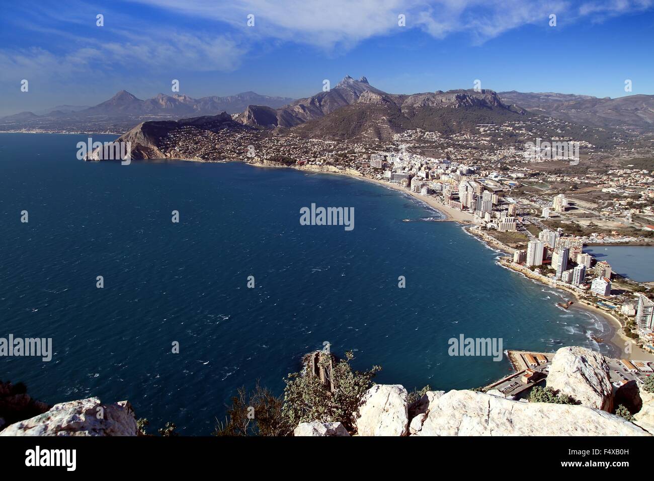 Calpe town in spain hi-res stock photography and images - Alamy