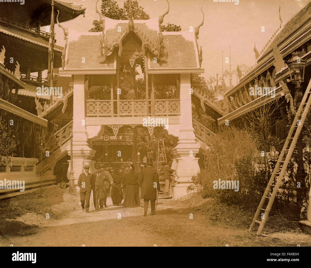 View from the Universal Exhibition of 1900 in Paris, France Stock Photo ...