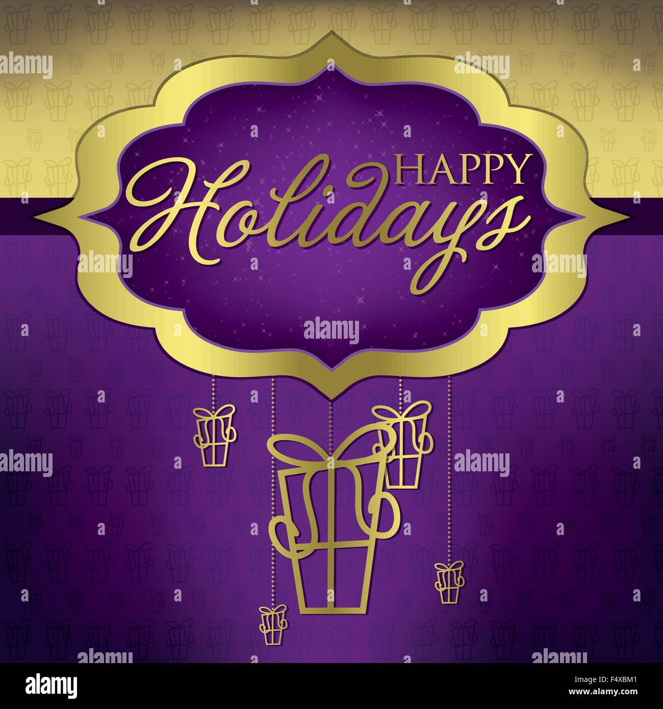 Elegant hanging decoration card in vector format Stock Vector Image ...