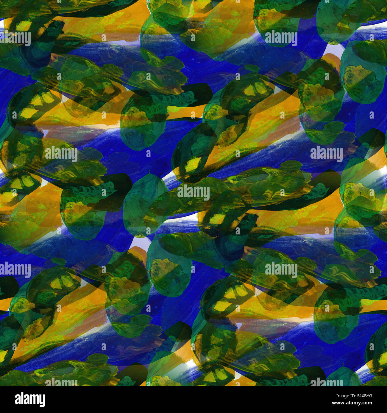 seamless swabs background yellow green watercolor color water abstract ...