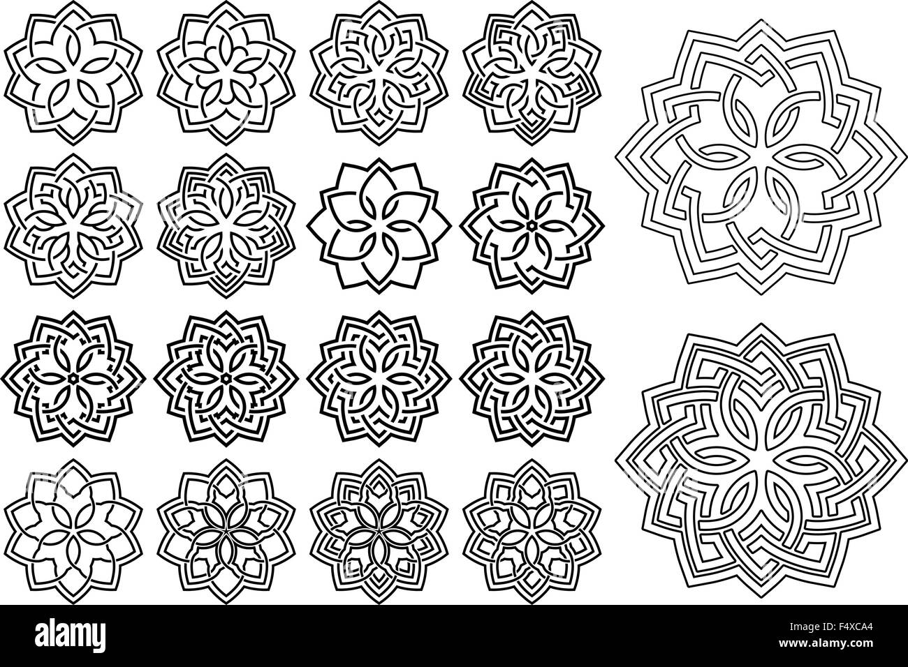 Pattern in arabesque style Stock Vector Image & Art - Alamy