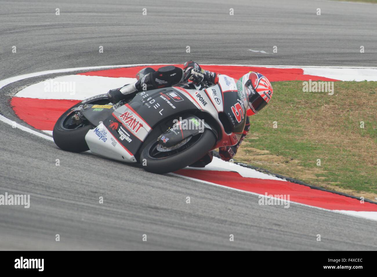 Sepang Circuit, Malaysia. 23rd Oct, 2015. Moto2 world champion Johann ...