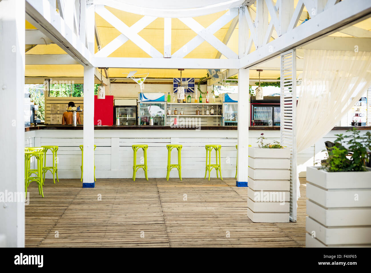 Tropical beach bar hi-res stock photography and images - Alamy