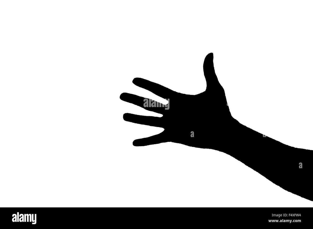 Hand of a man five fingers and hand Stock Photo - Alamy