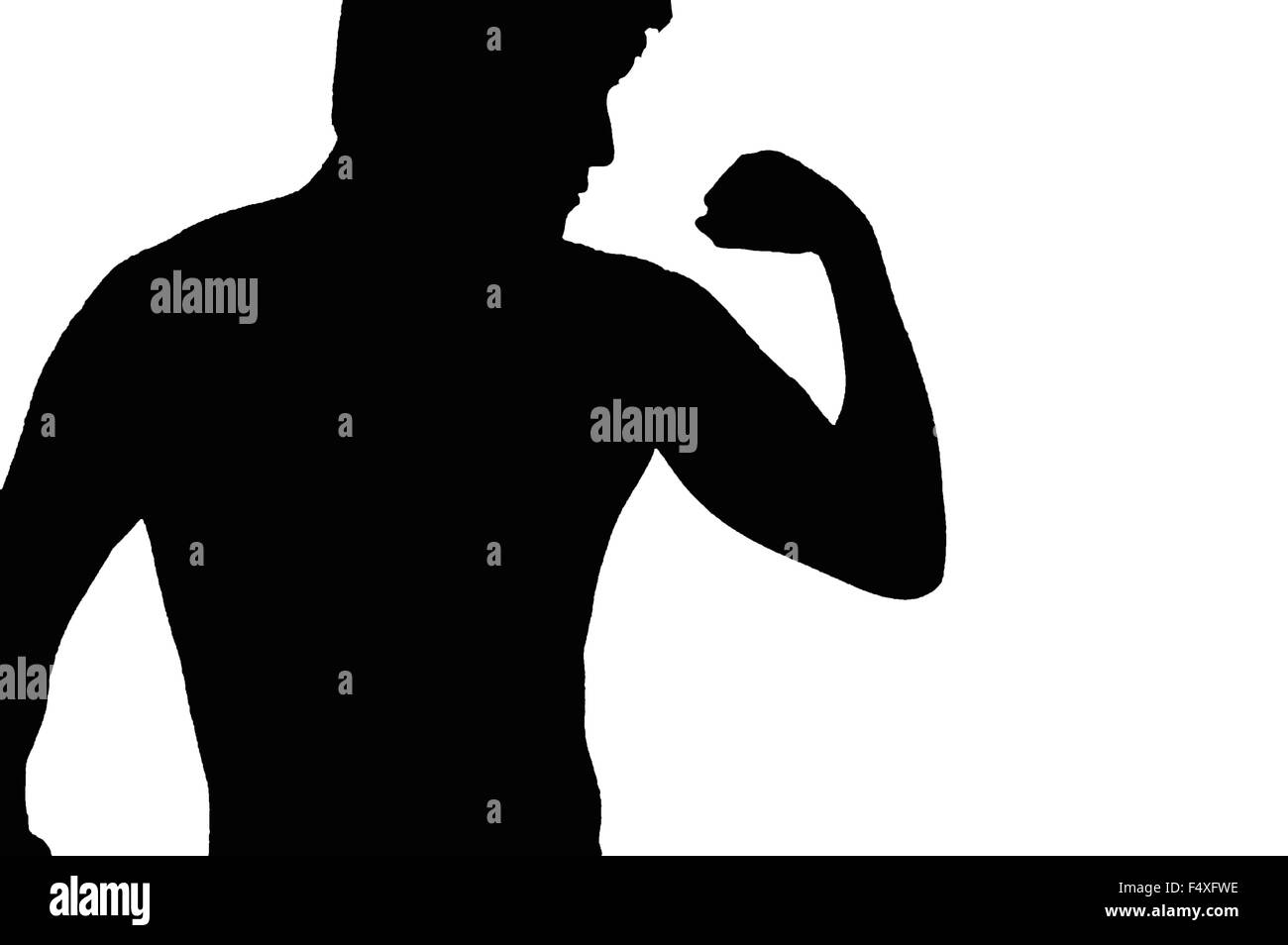 Strong man doing sports Black and White Stock Photos & Images - Alamy