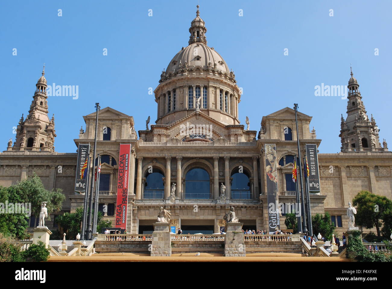 The Barcelona National Art Museum of Catalonia (MNAC - Museu Nacional d ...
