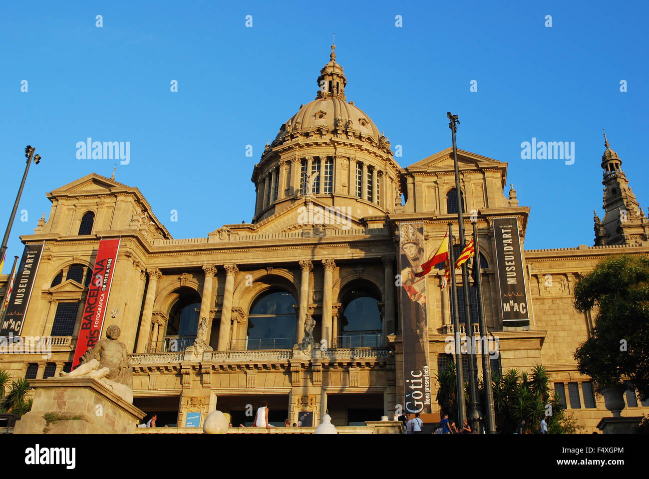 The Barcelona National Art Museum of Catalonia (MNAC - Museu Nacional d ...