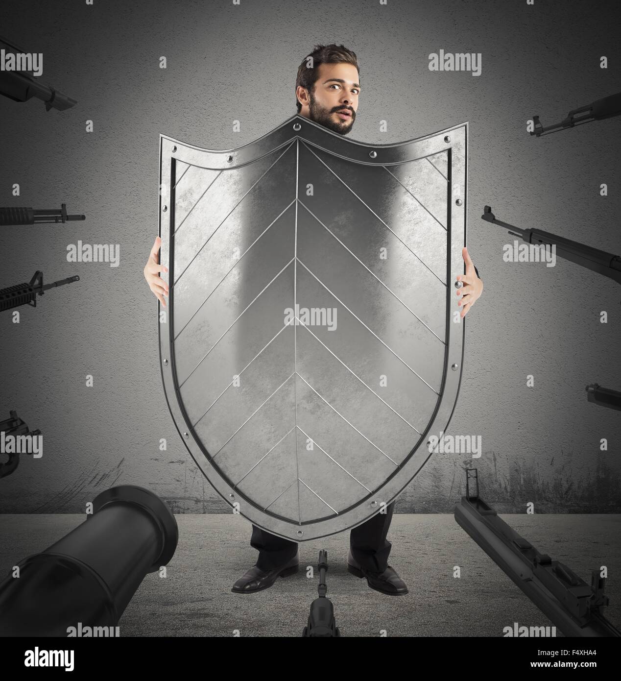 Frightened soldier hi-res stock photography and images - Alamy