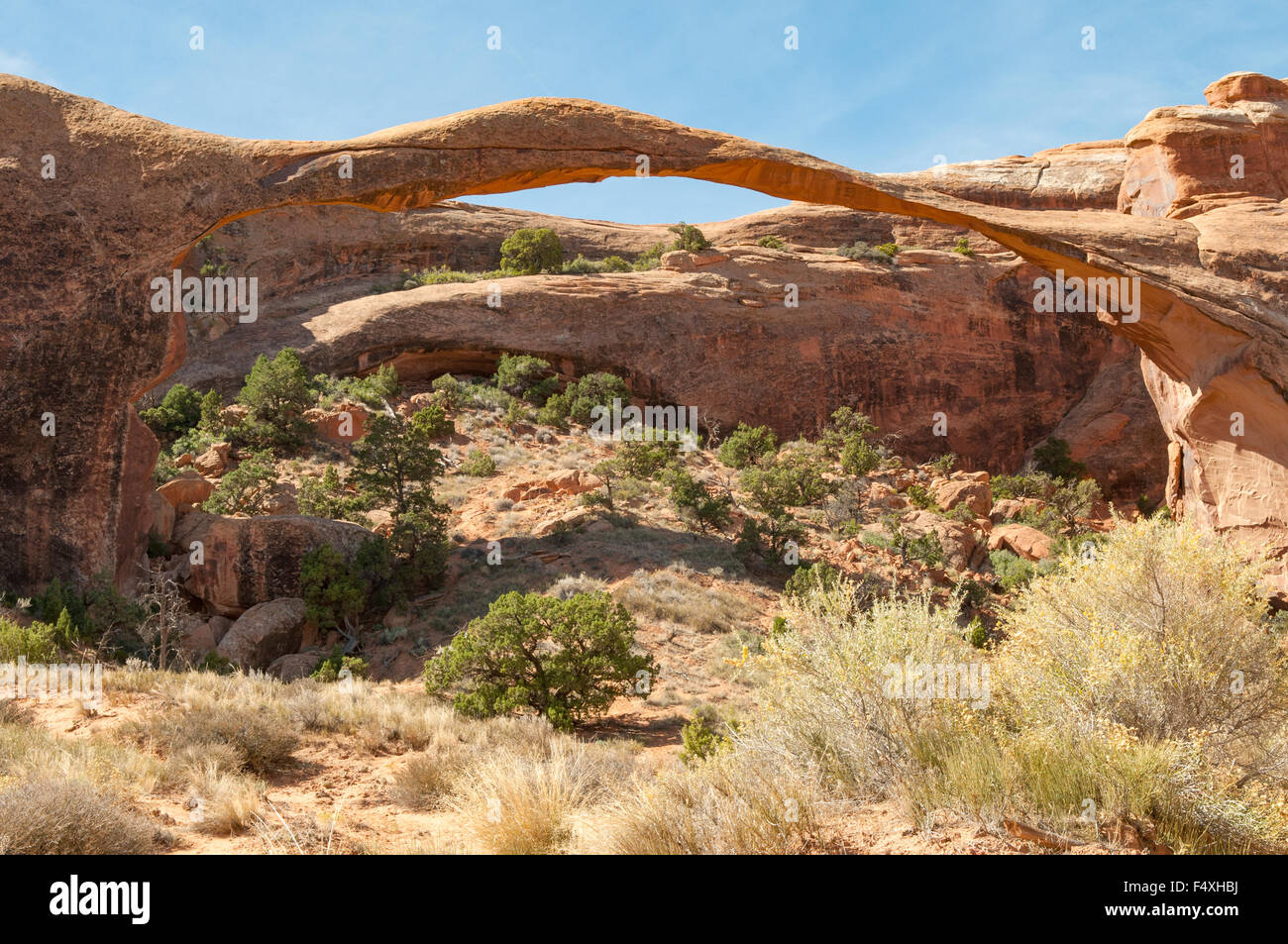 Landscape Arch, Arches NP, Utah, USA Stock Photo - Alamy