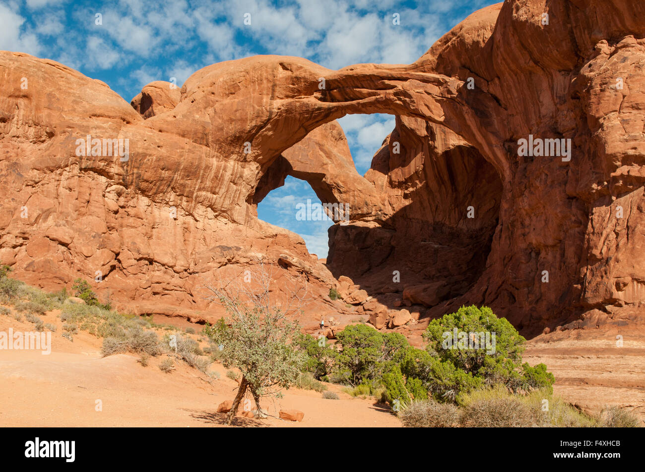 Utah double arch hi-res stock photography and images - Alamy