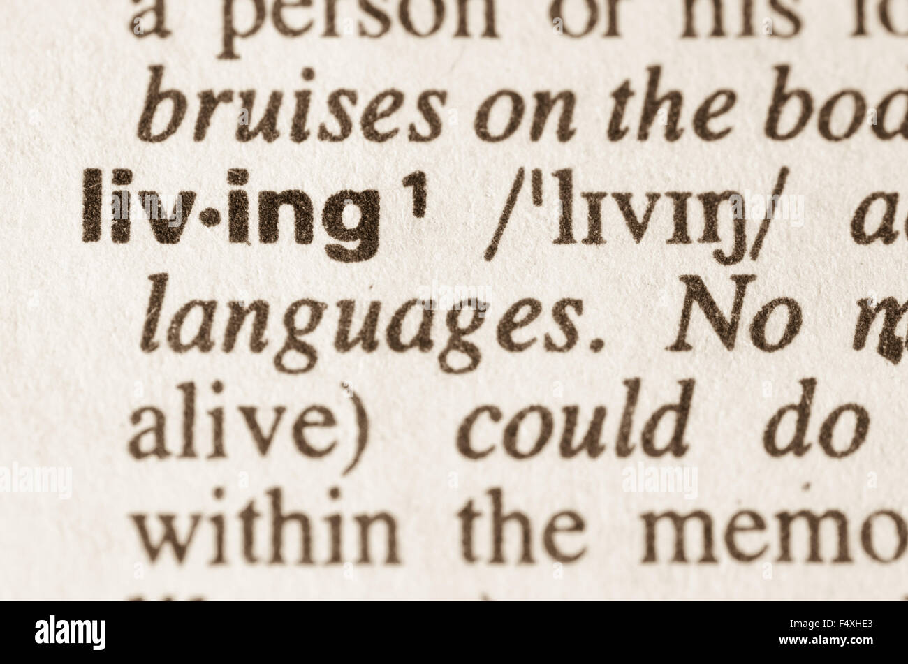 Living letters hi-res stock photography and images - Alamy