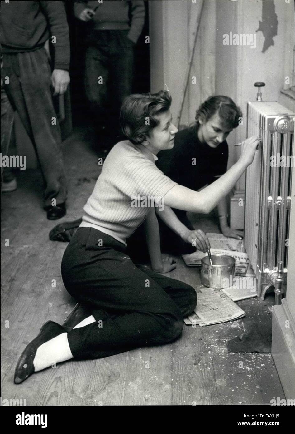 1954 - Operation Donnington Hall: Radiator Appeal: Students Joan Durbar ...