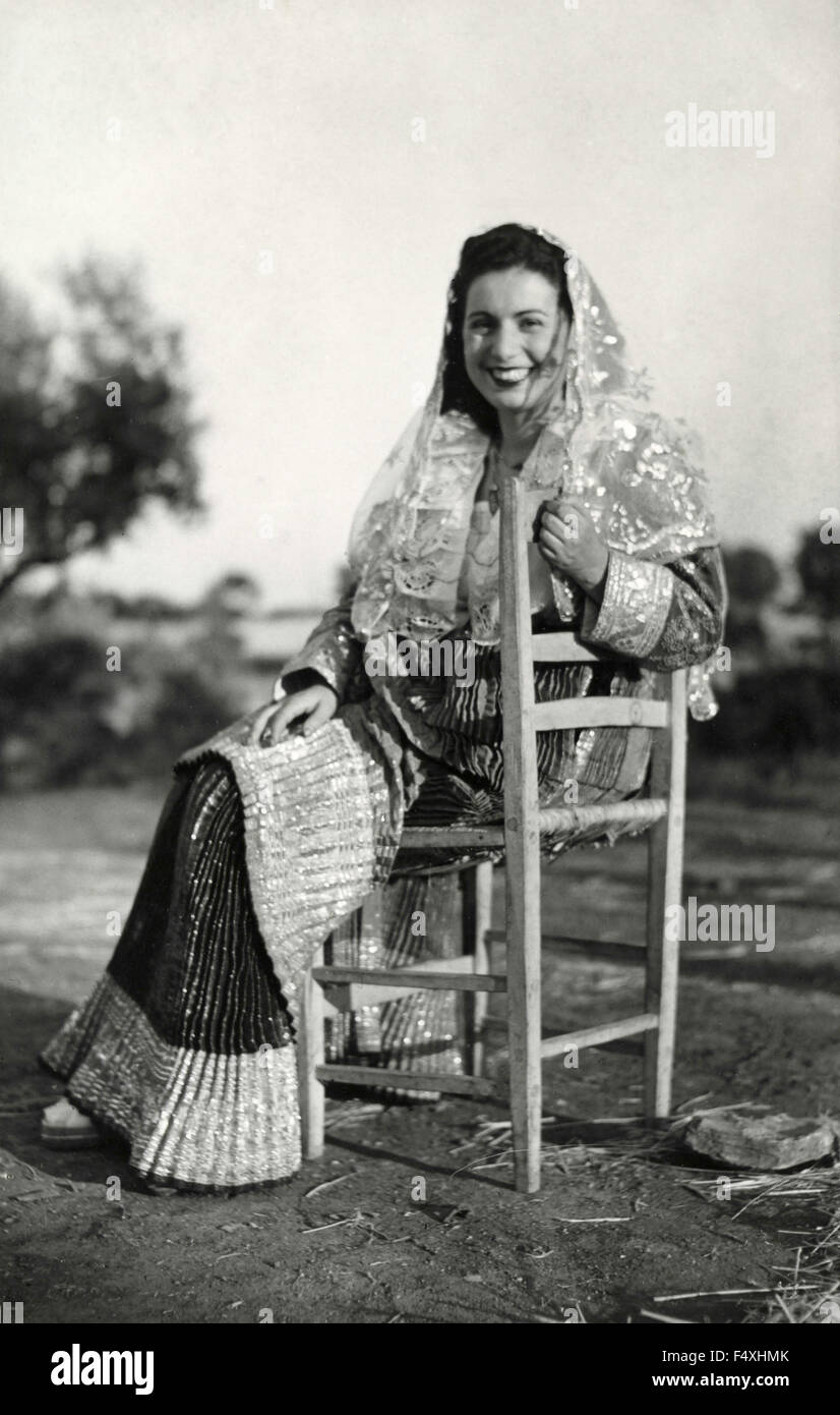 Costume Traditional Albanian in Spezzano Albanese, Calabria, Italy ...