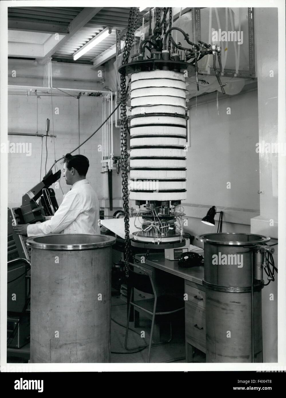 1972 - the Culham laboratory, near Abingden, Berkshire: Test assembly ...