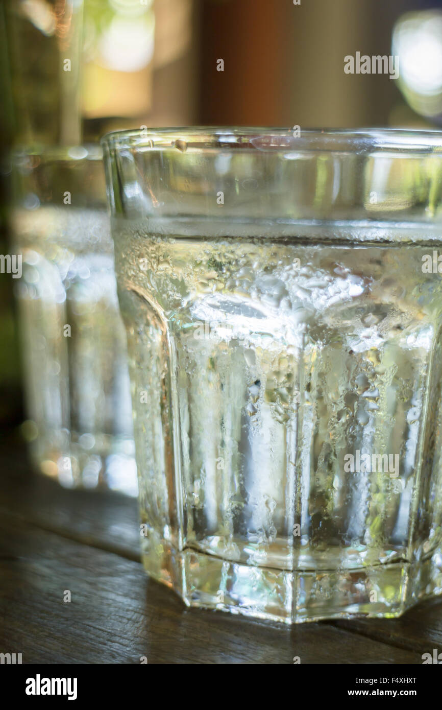 Glass of melt iced water hi-res stock photography and images - Alamy