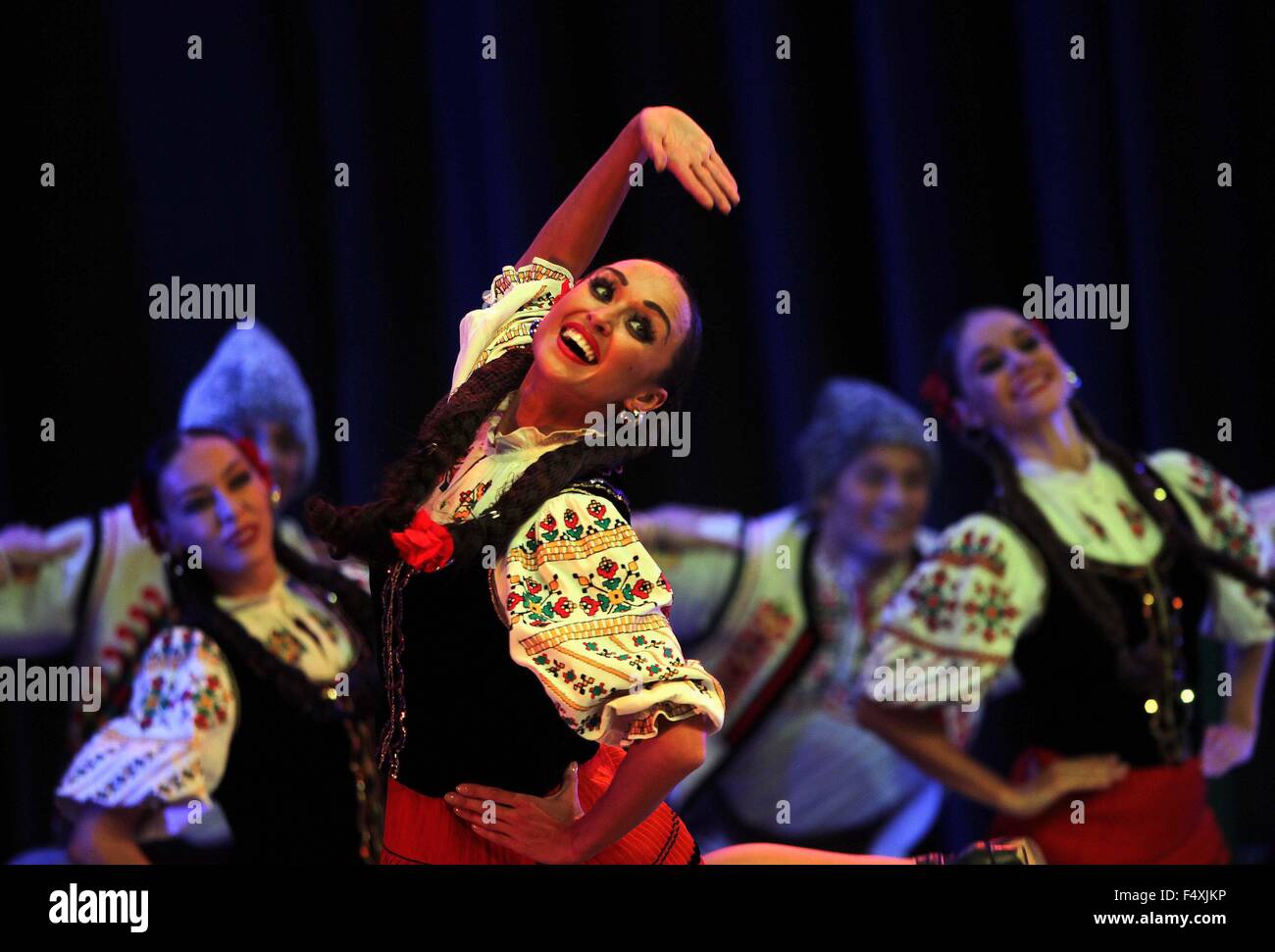 Amman, Jordan. 23rd Oct, 2015. Dancers from Russia's Igor Moiseyev ...