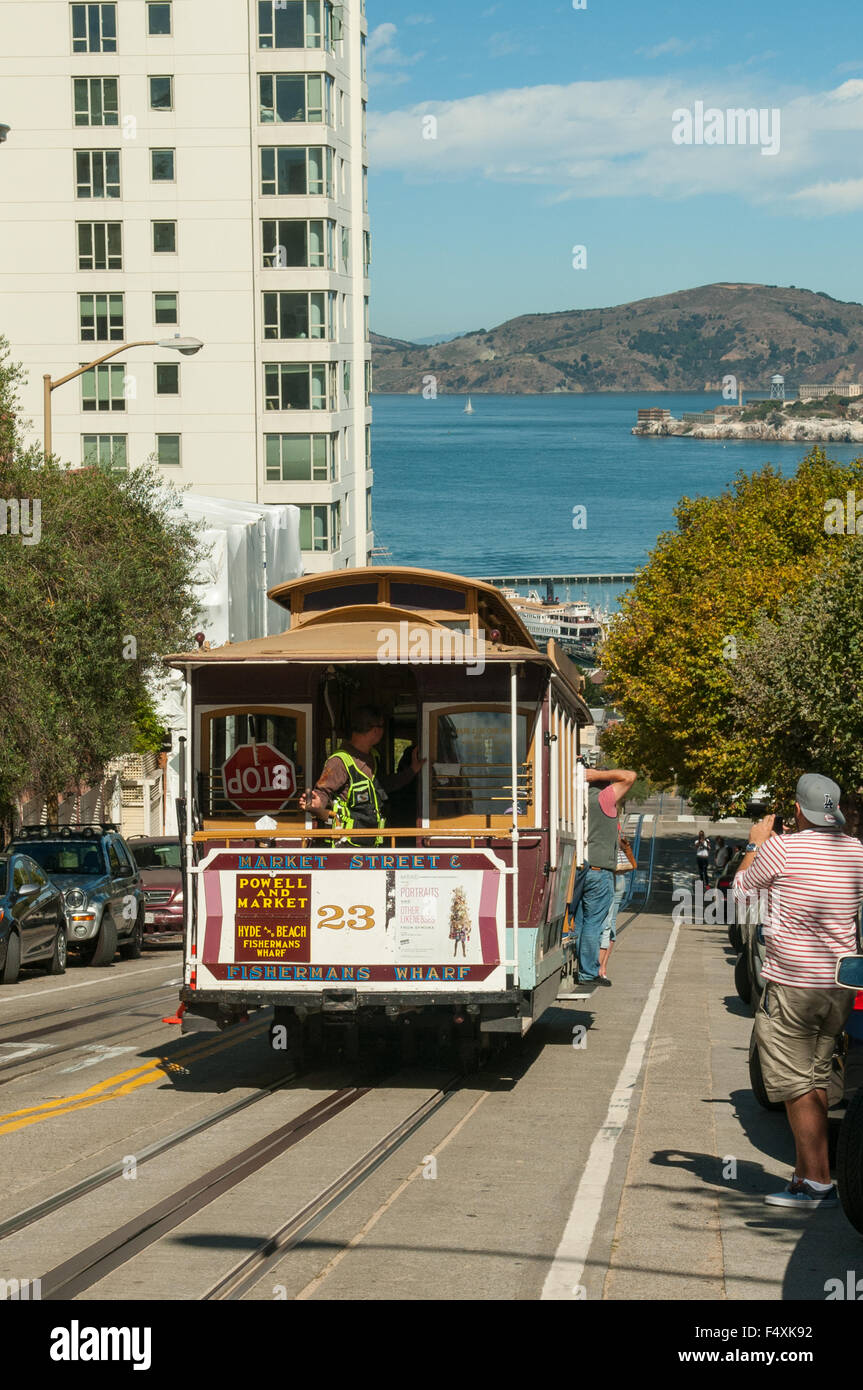 Hyde Street Cable Car, San Francisco, California, USA Stock Photo - Alamy