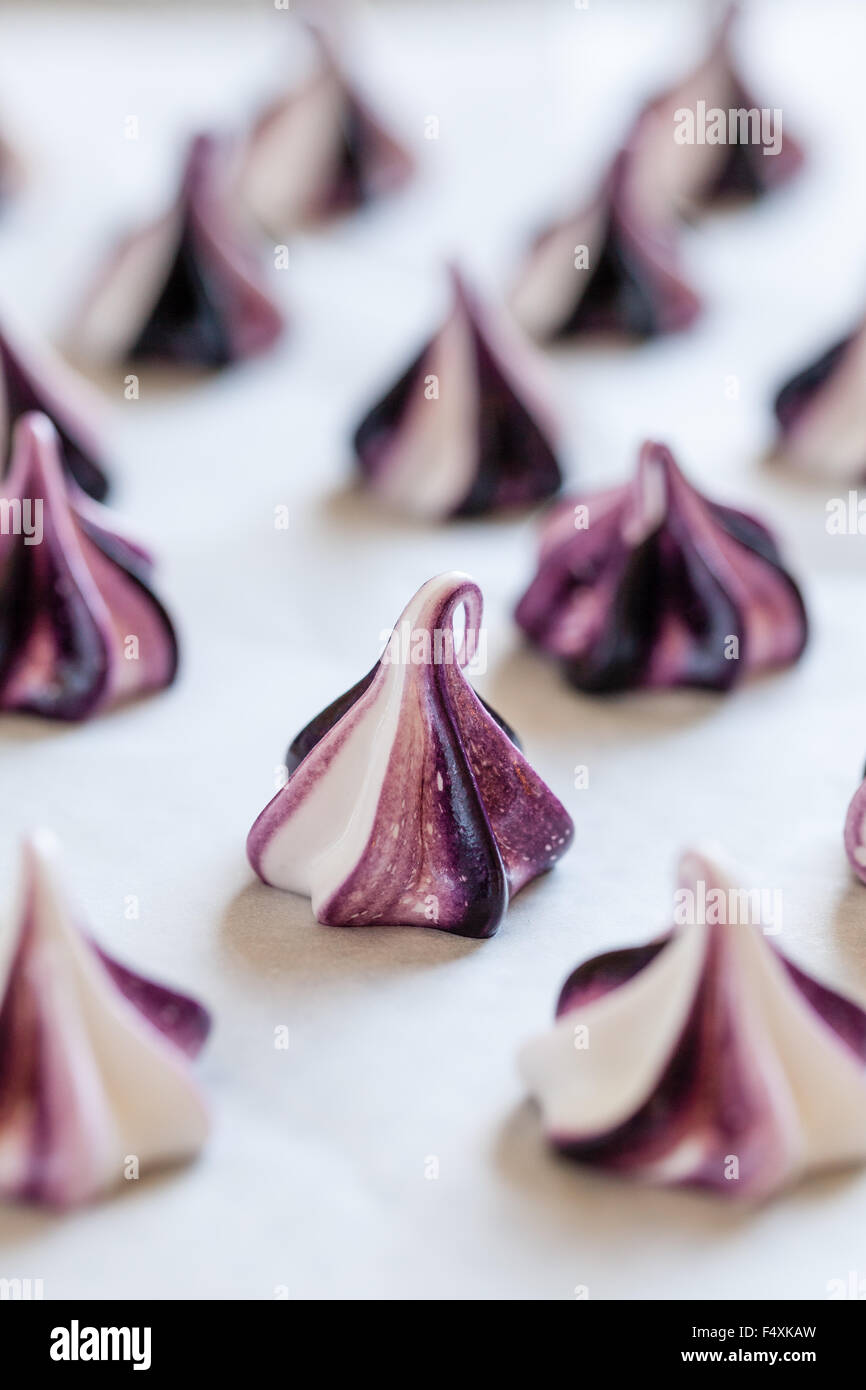 homemade meringue on a plate Stock Photo - Alamy