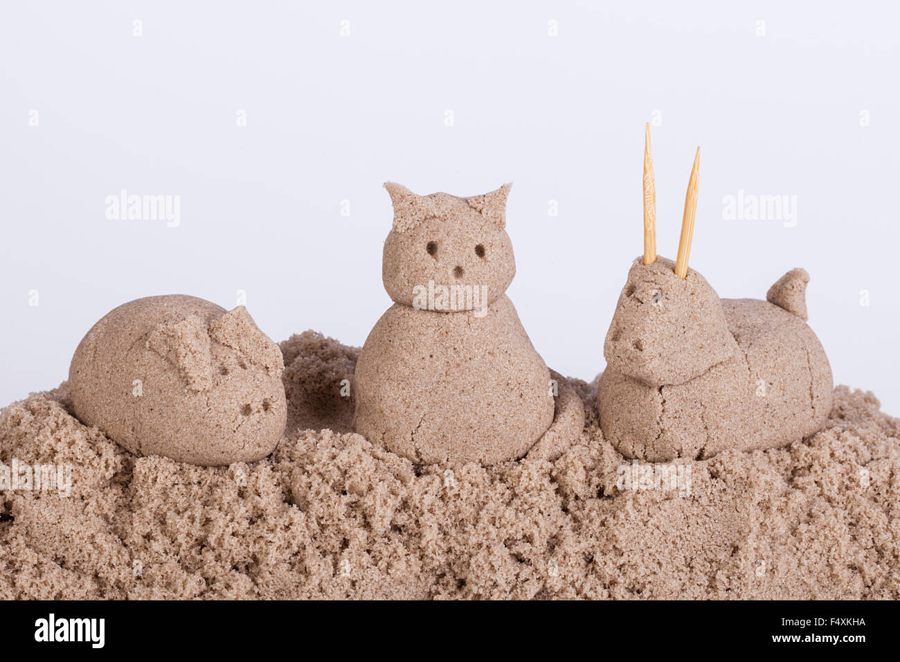 Sand sculpture cat hi-res stock photography and images - Alamy