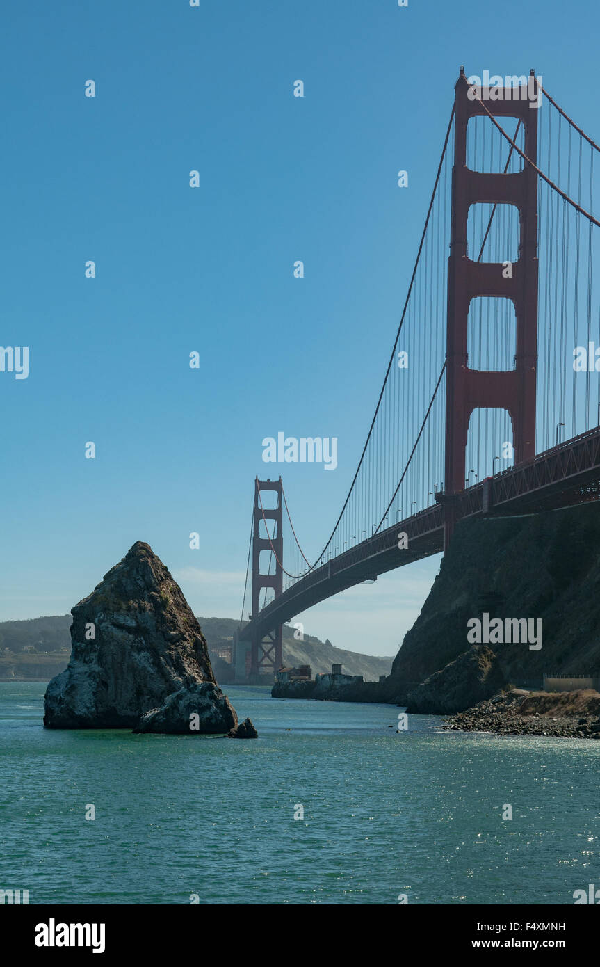 Golden Gate Bridge from the Needles, San Francisco, California, USA ...