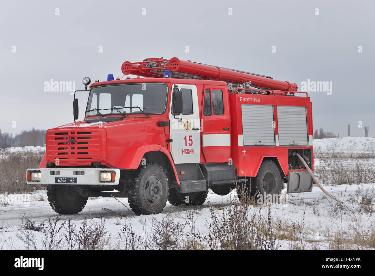Ukraine fire truck hi-res stock photography and images - Alamy