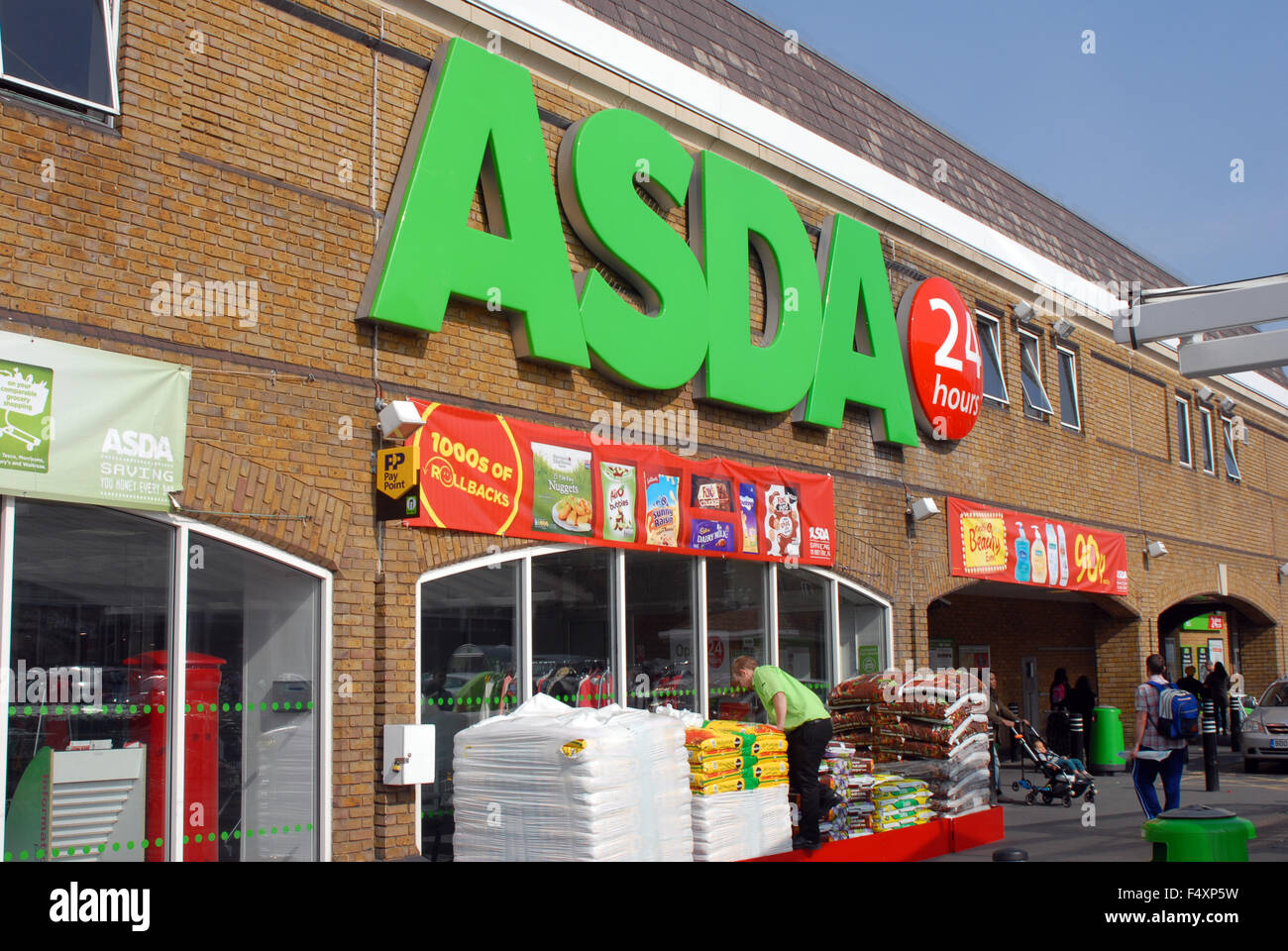 Asda store and 24 hour sign hi-res stock photography and images - Alamy