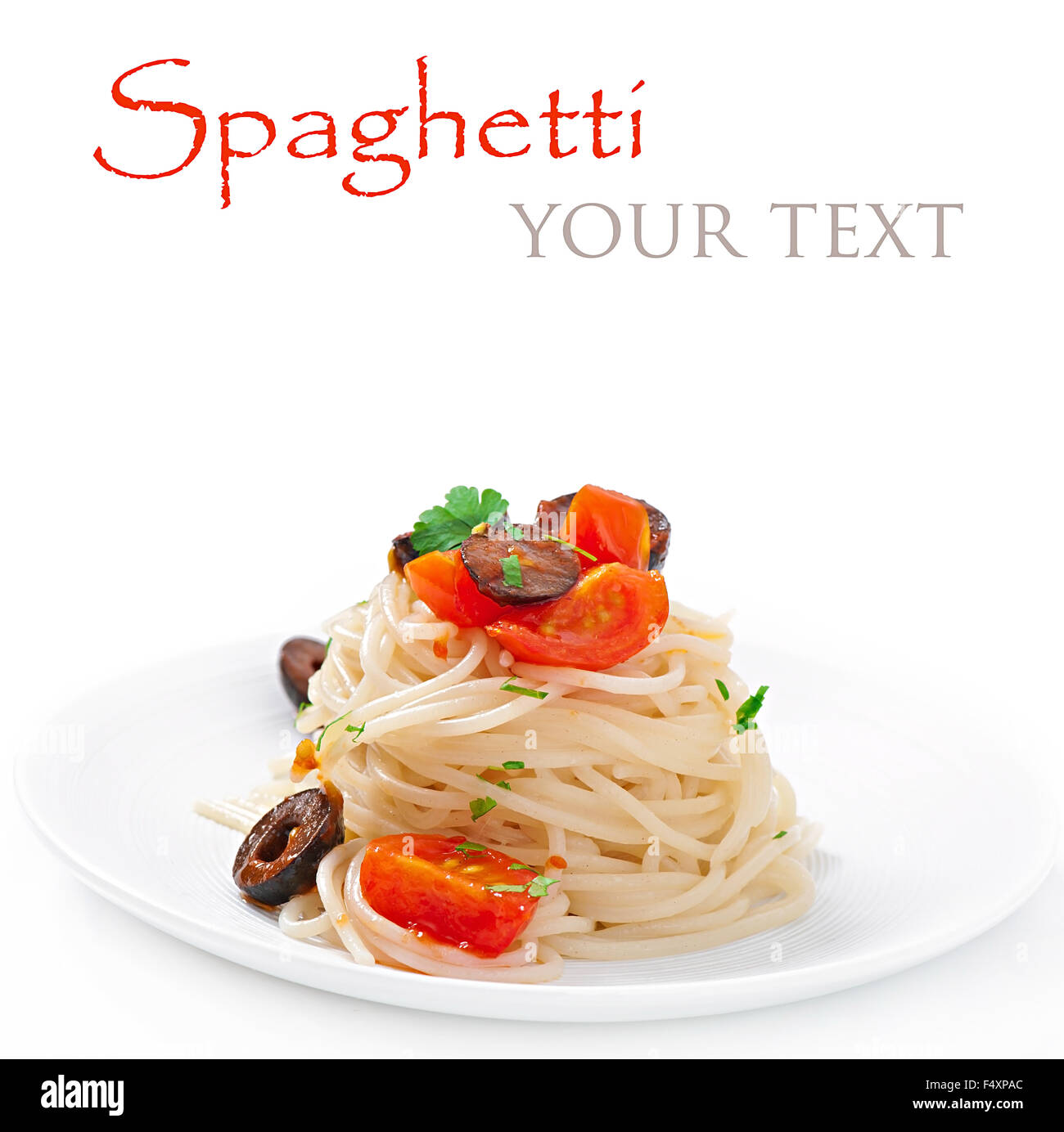 Appetizing spaghetti cherry tomatoes hi-res stock photography and ...