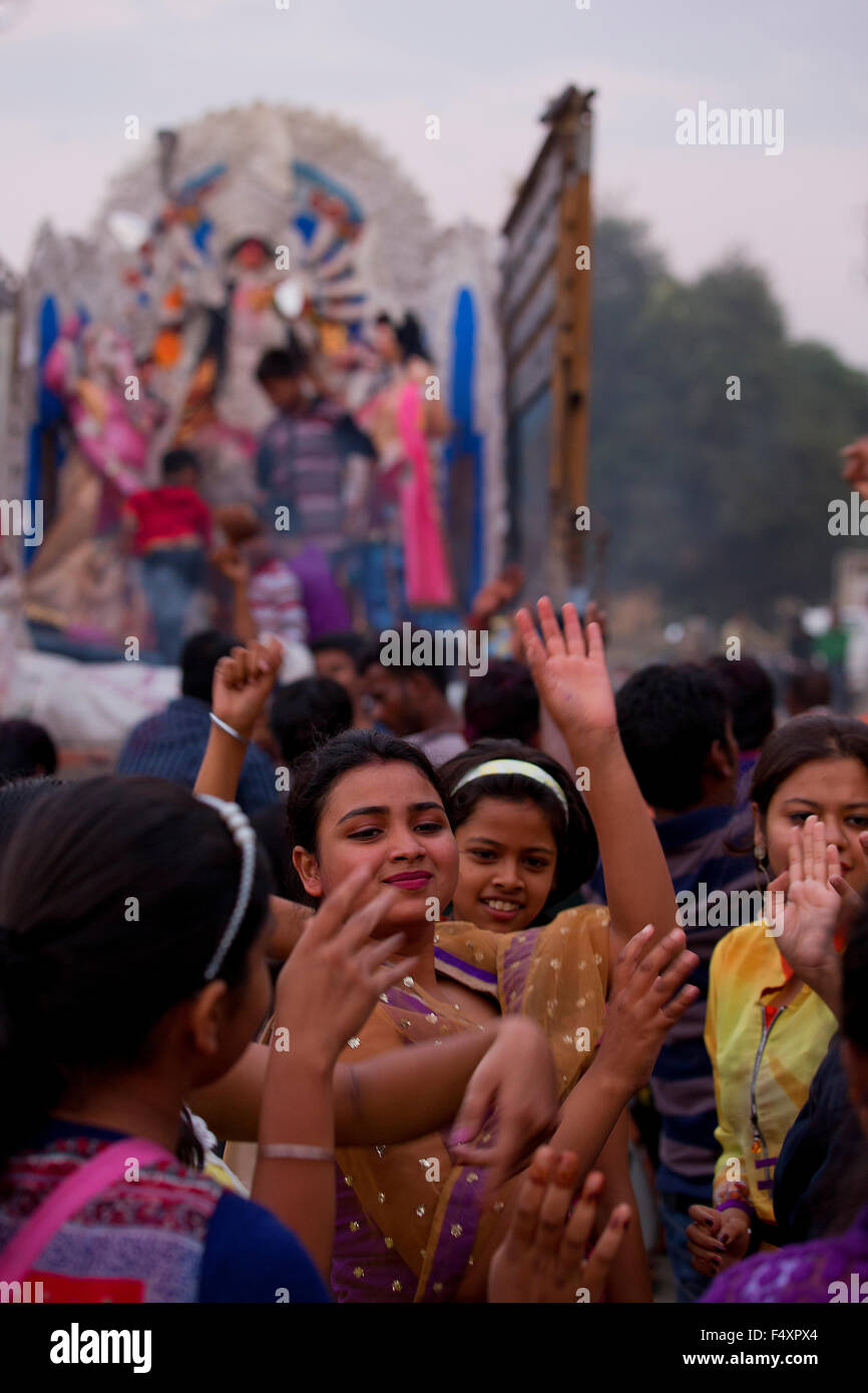 Durga Puja festival being celebrated in India Stock Photo - Alamy
