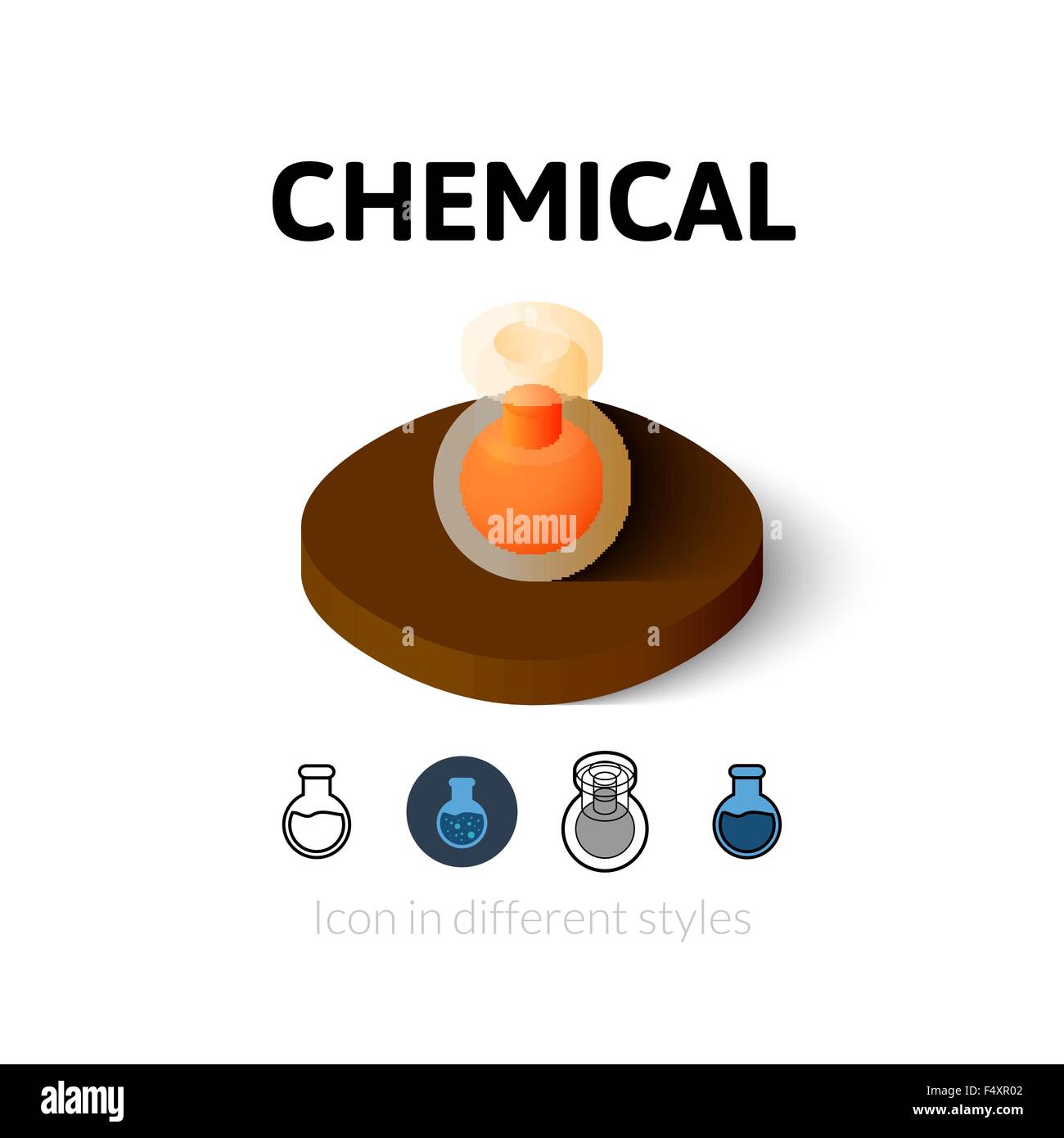 Chemical icon in different style Stock Vector Image & Art - Alamy