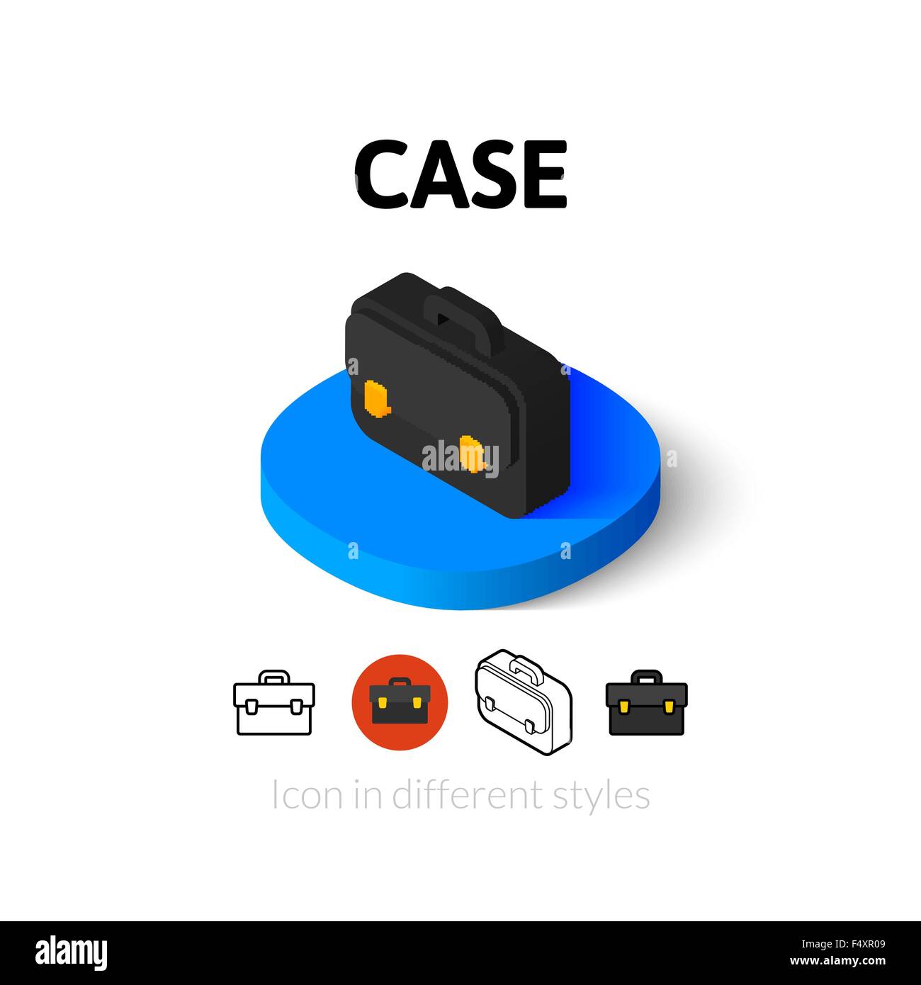 Case icon in different style Stock Vector Image & Art - Alamy