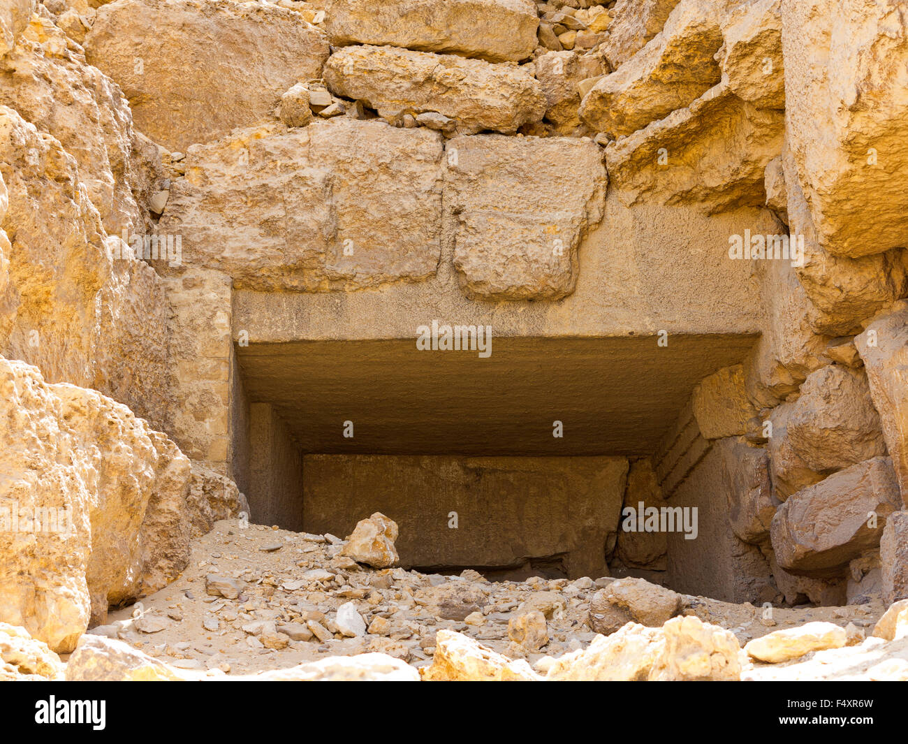 The 5th Dynasty necropolis at Abu Sir, Sakkara, near Cairo, Egypt Stock ...