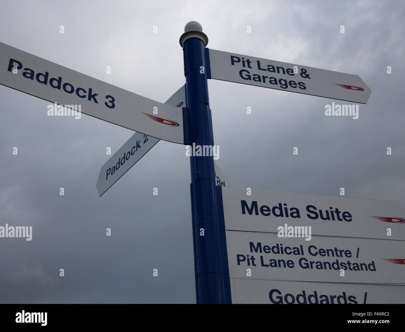 Paddock signage hi-res stock photography and images - Alamy