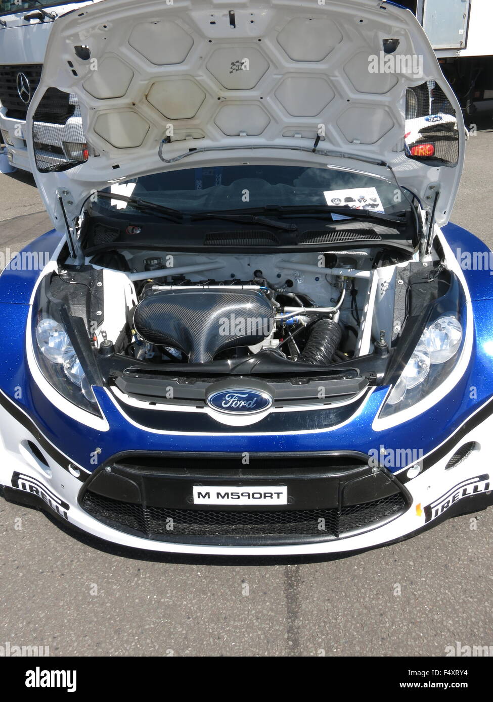 ford fiesta RS WRC world rally car 2015 as shown at donnington park ...