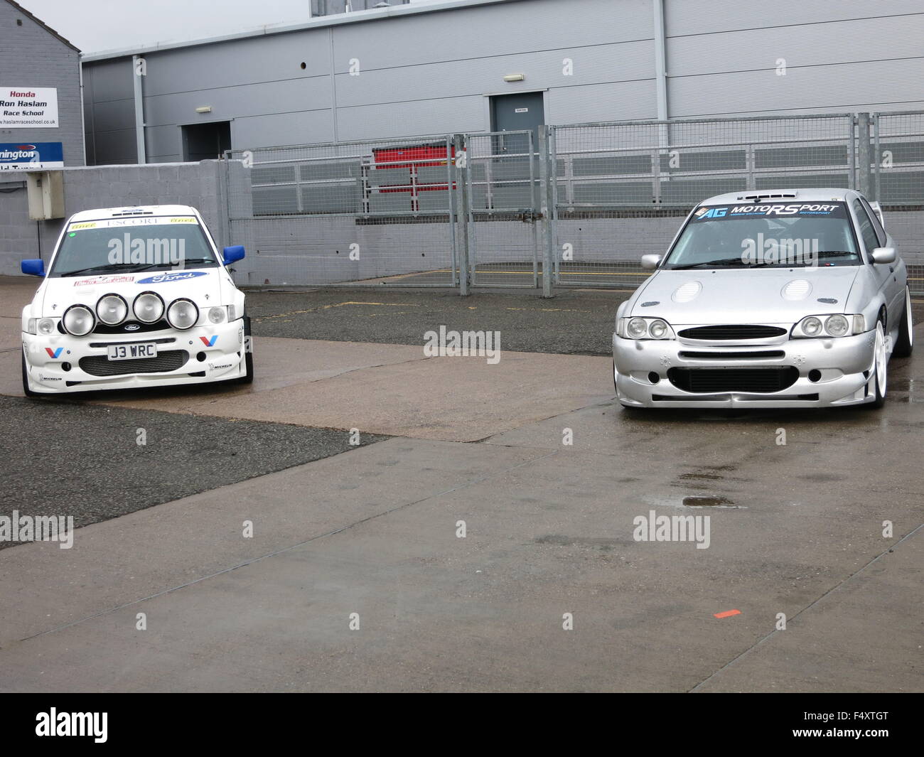 Ford Escort WRC World rally car and WRC replica road car with bodykit ...