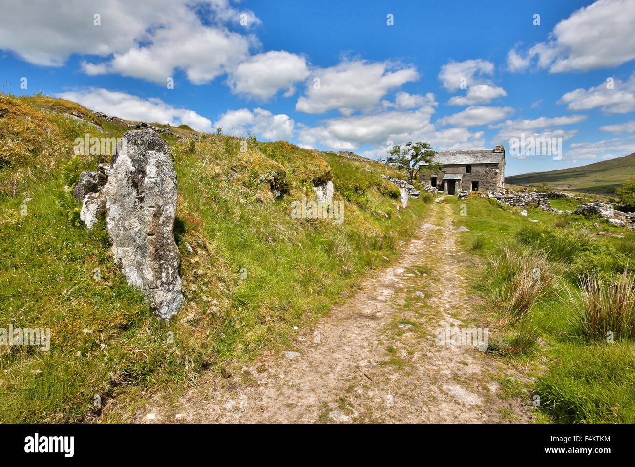 Garrow Tor; Old Farmhouse Bodmin Moor; Cornwall; UK Stock Photo - Alamy