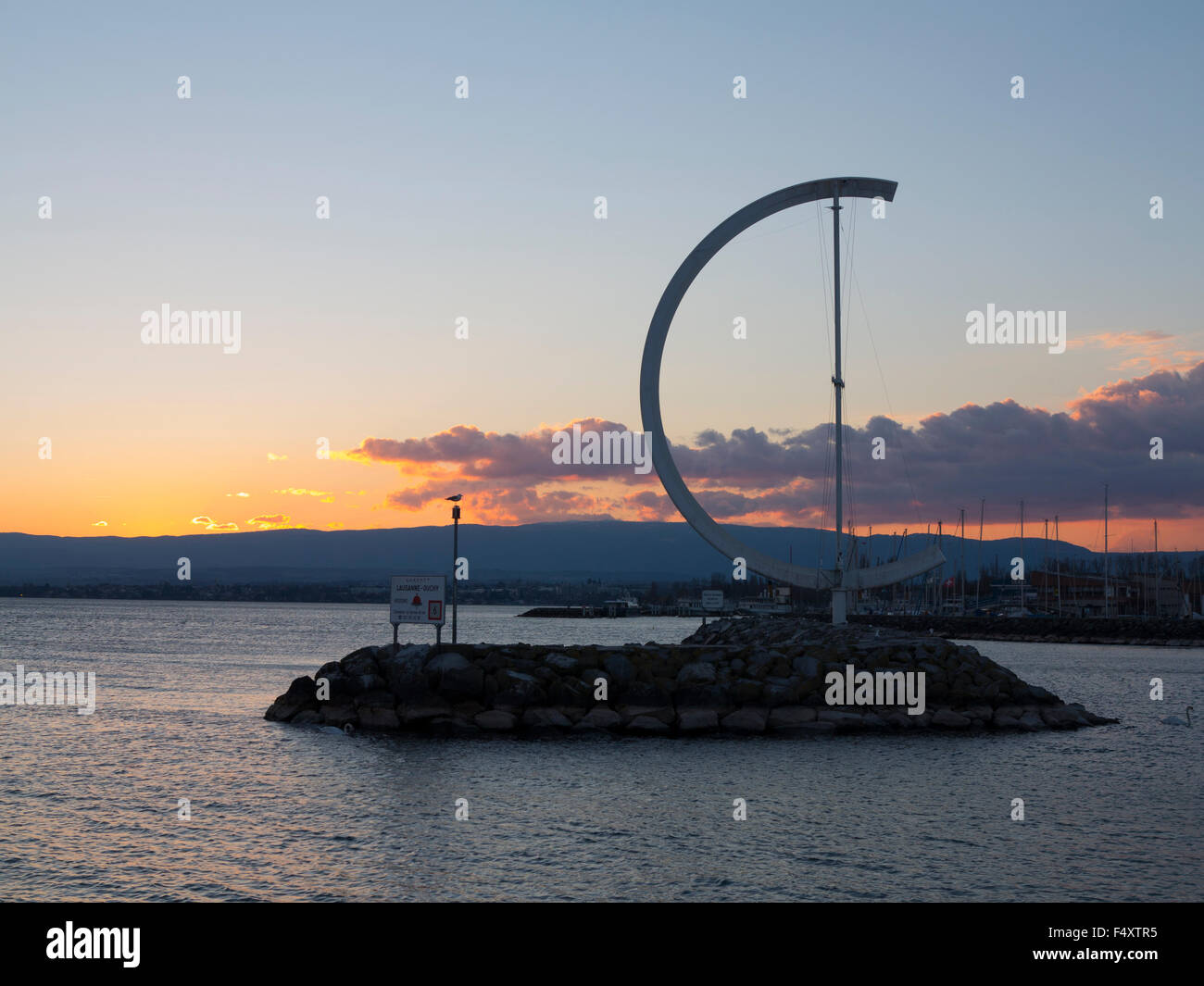 Lausanne sunset hi-res stock photography and images - Alamy