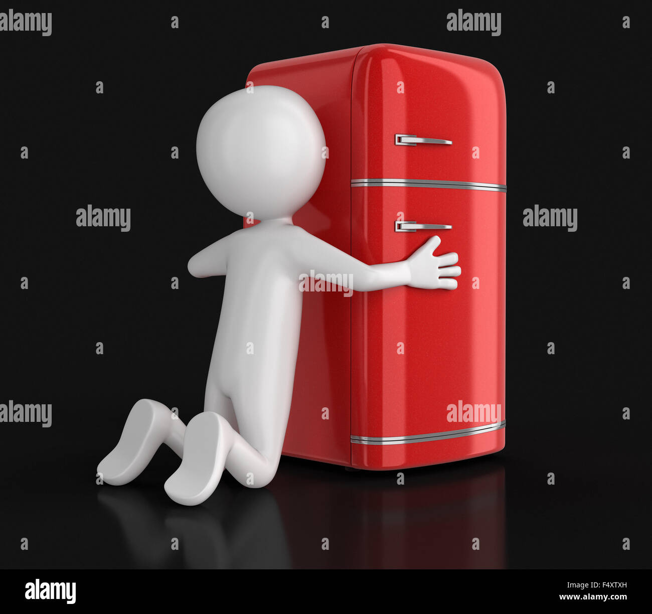 Old fashioned ice box refrigerator hi-res stock photography and images ...
