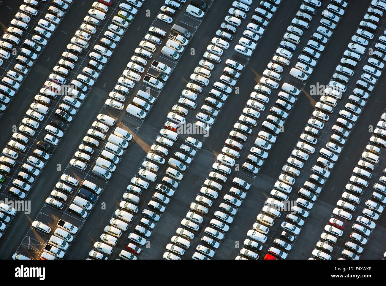 Large parking lot for new cars hi-res stock photography and images - Alamy