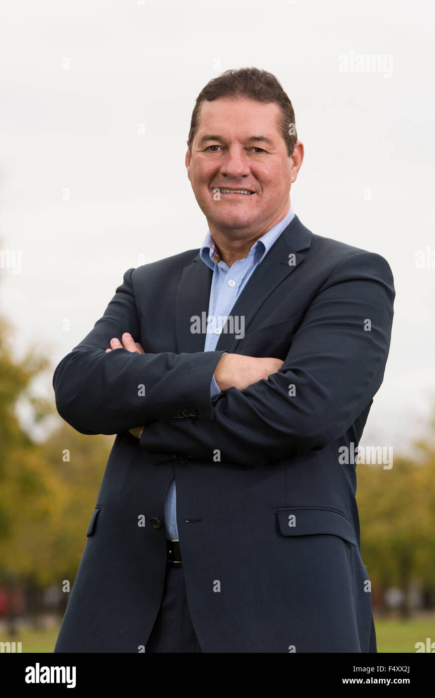 Rugby World Cup 2015 Director David Pickering portraits Stock Photo - Alamy