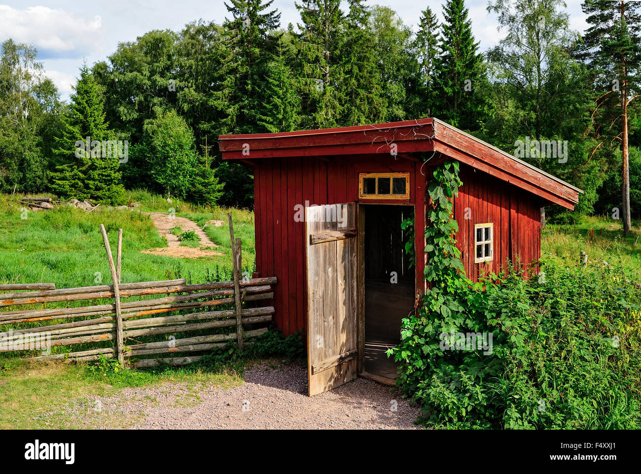 Shooting location of Astrid Lindgren's film series Michel, Swedish Emil ...